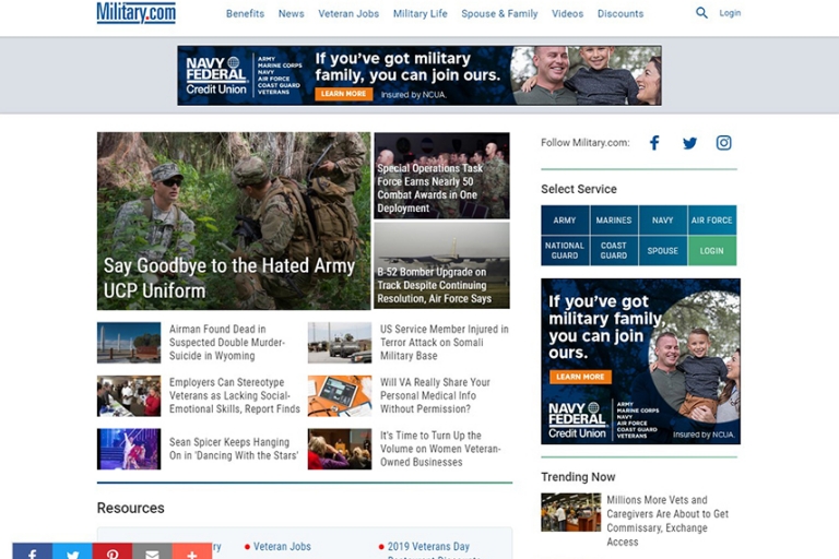 ミリタリーのリアルタイムな情報を得られるオススメサイト：アメリカ編