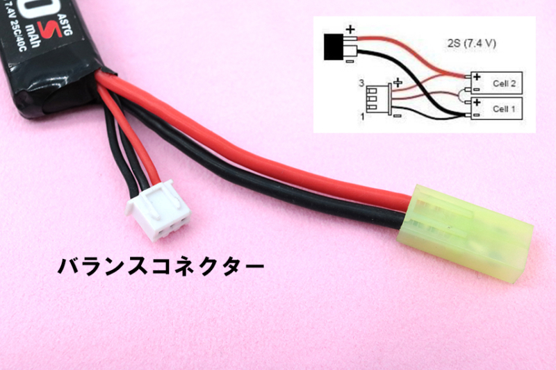 東京マルイ 次世代MP5 のバッテリーコネクターMR30